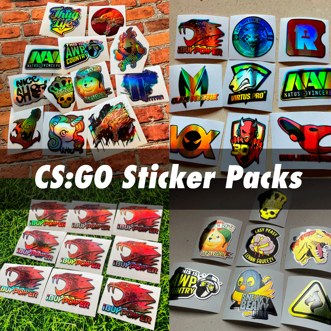 Stickers from CS:GO in Real Life! Sticker Packs! – CUTNINJA